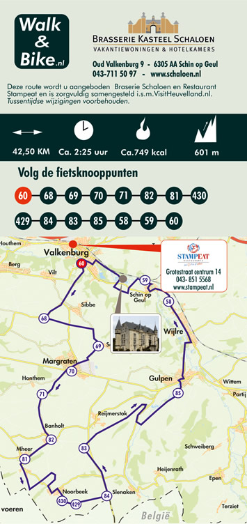 Walk en Bike - Fietsroutes Zuid-Limburg